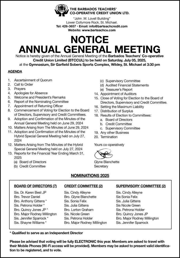 Home - Barbados Teachers' Co-operative Credit Union